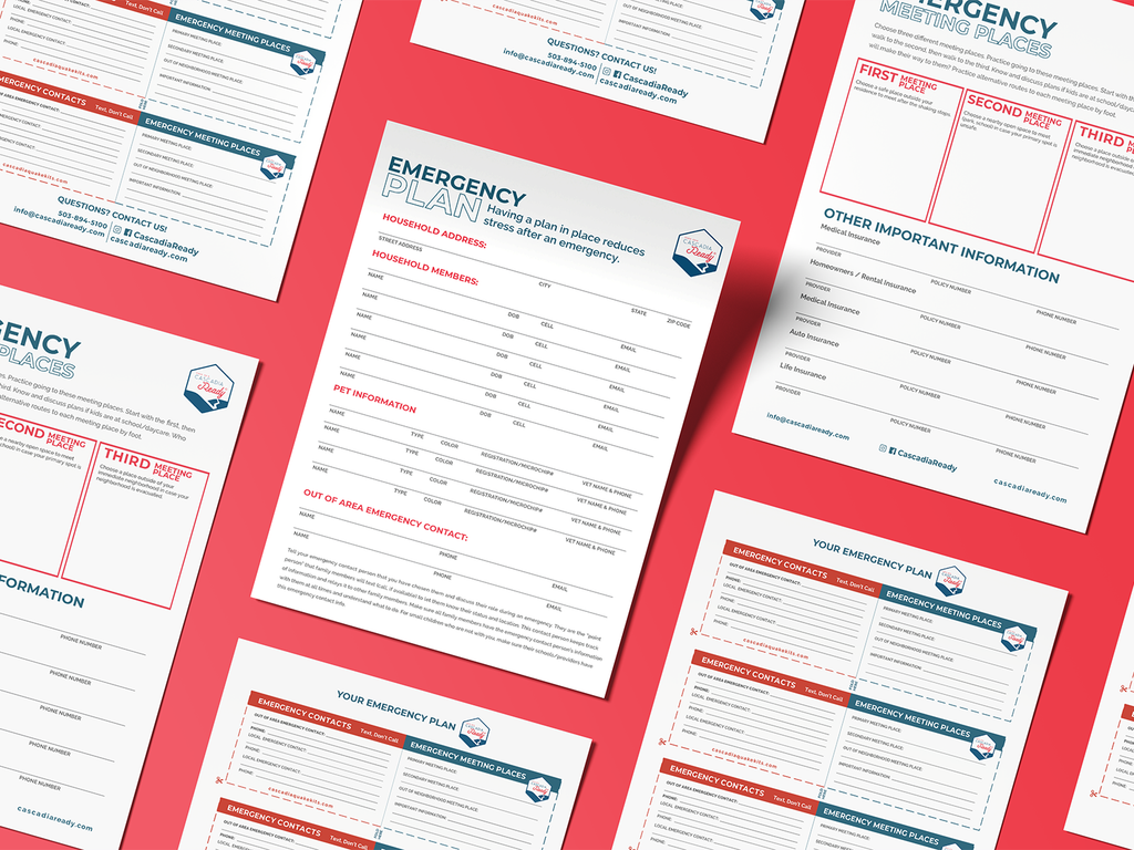 Elements of a good Emergency Plan – Cascadia Ready